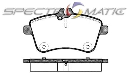 OE 169 420 08 20 - brake pad set MERCEDES A-CLASS W169 B-CLASS W245 ...