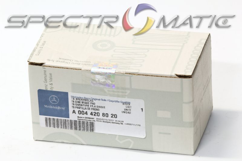 OE 004 420 80 20 - brake pad set MERCEDES CLS C219 E-CLASS W211 S211 S ...